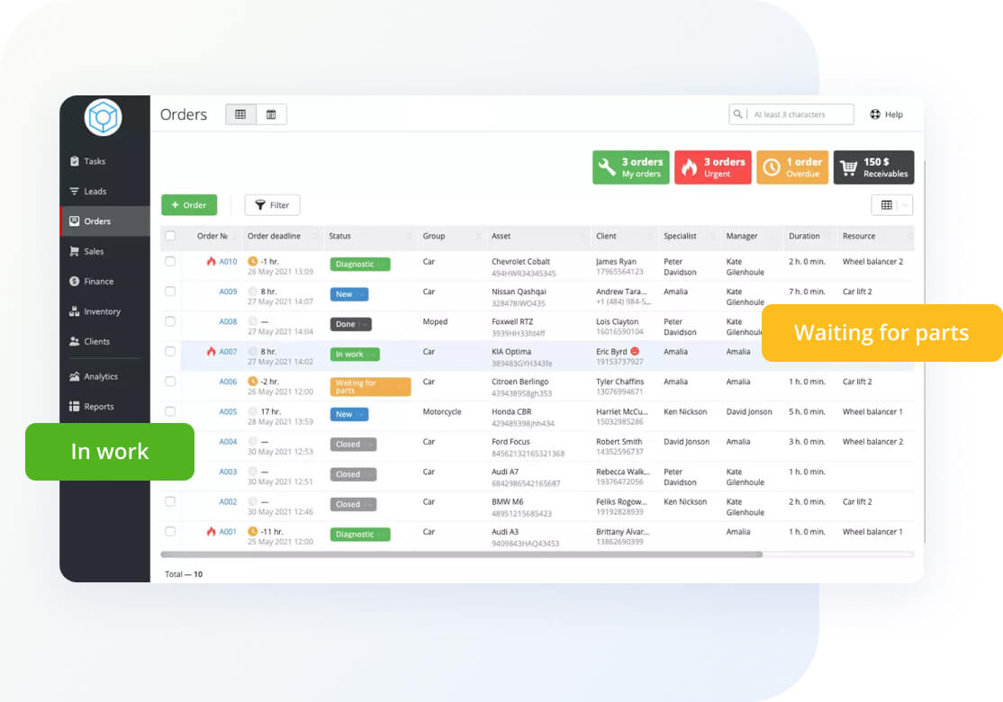 Software para gestionar su taller de reparación de teléfonos – Orderry